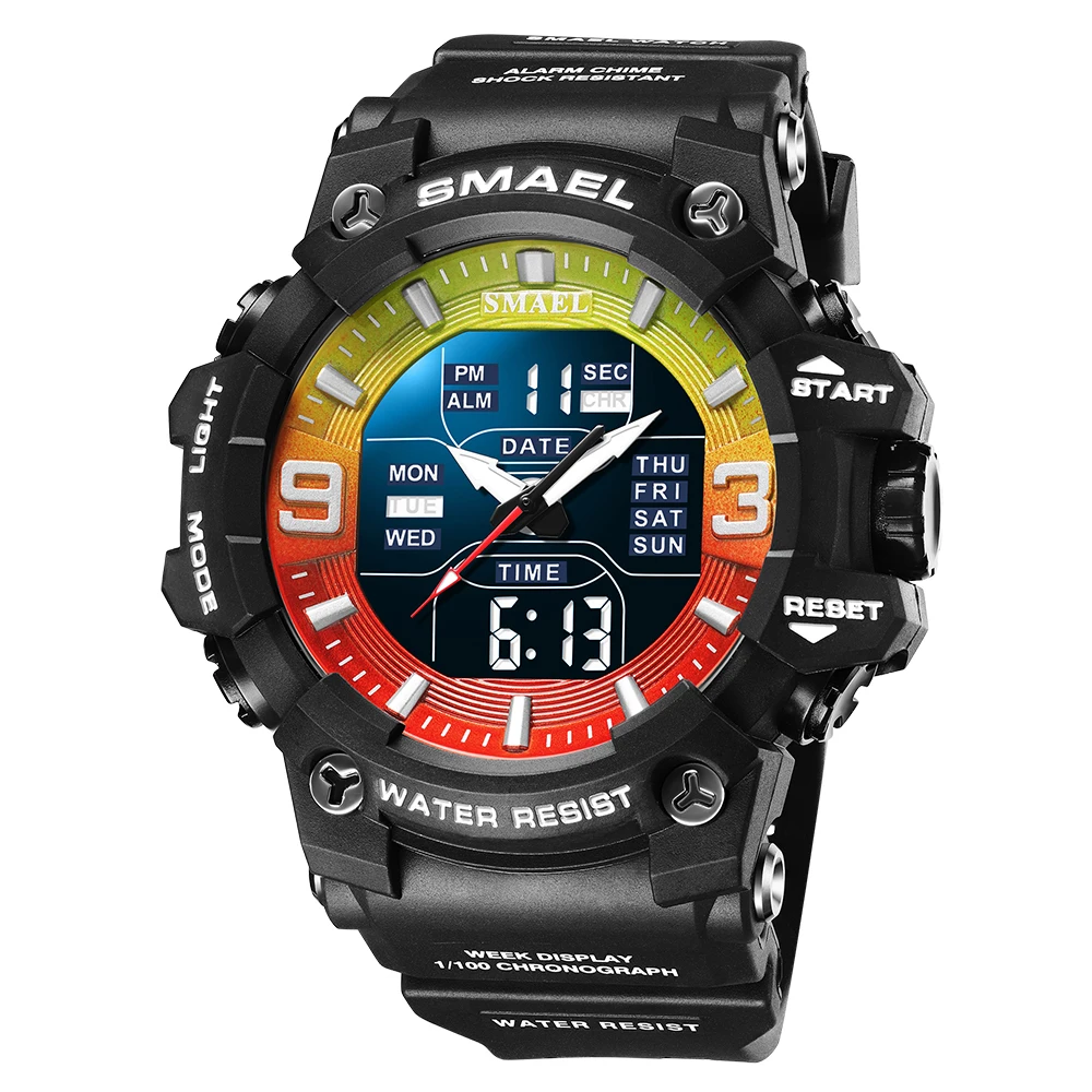 Quartz Watches Sport Digital 50M Waterproof Clock Alarm | Jewelry Addicts