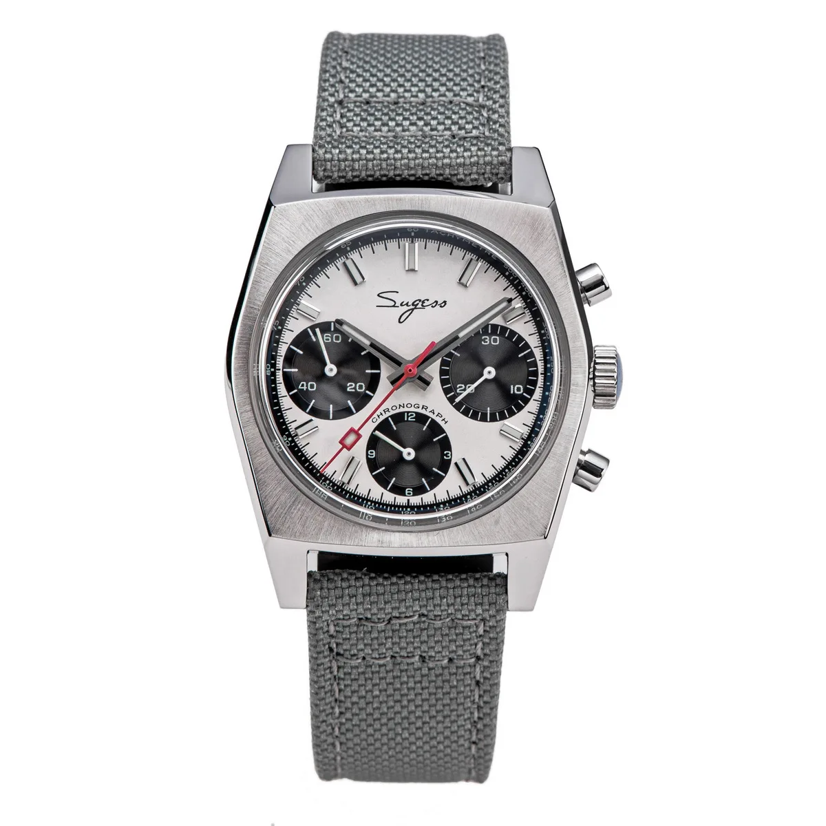 Sugess 38mm Chronograph Pilot Watch ST1902 | Jewelry Addicts