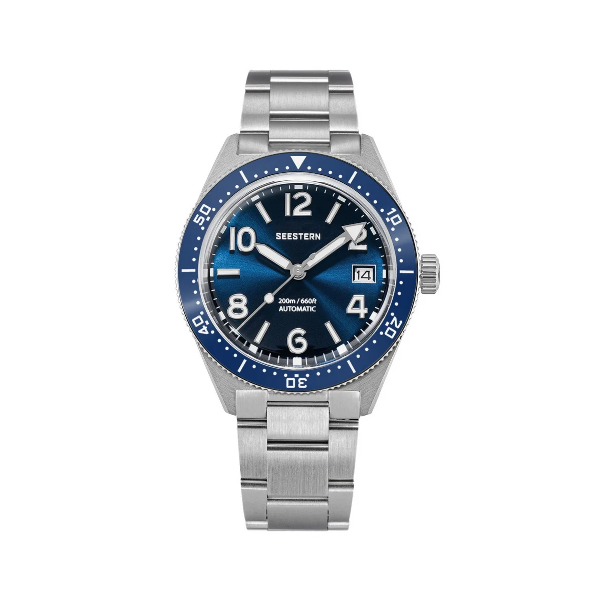 Seestern Men's Automatic Diving Watch - 200m Waterproof NH35 Movement ...