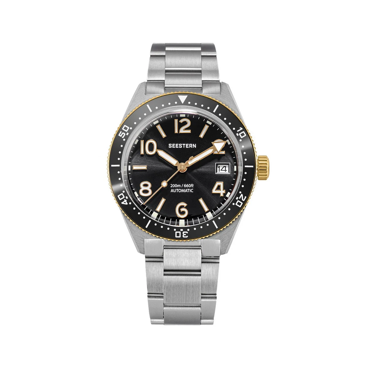 Seestern Men's Automatic Diving Watch - 200m Waterproof NH35 Movement ...