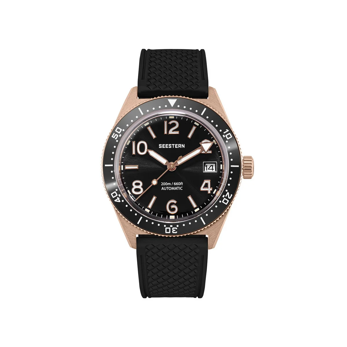 Seestern Men's Automatic Diving Watch - 200m Waterproof NH35 Movement ...