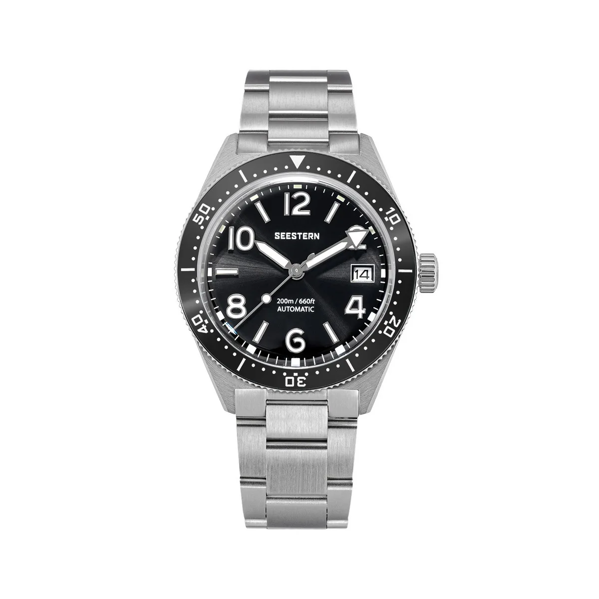 Seestern Men's Automatic Diving Watch - 200m Waterproof NH35 Movement ...