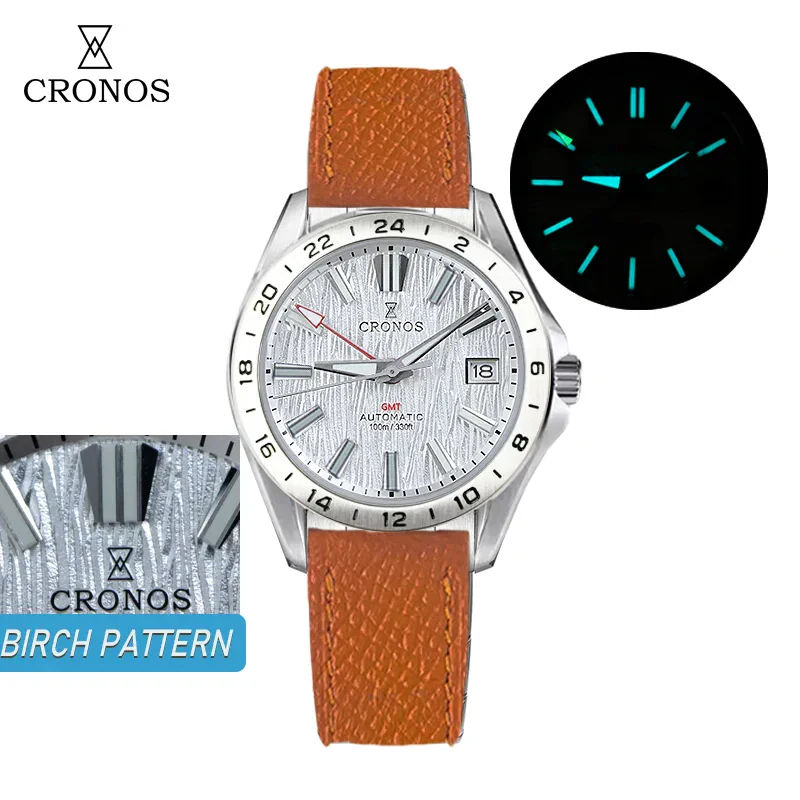 2025 Cronos GMT Automatic Watch for Men | Jewelry Addicts